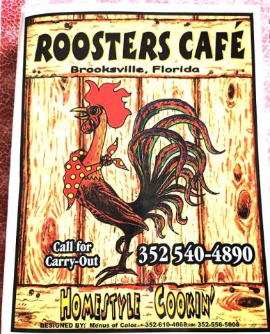 ROOSTERS CAFE (Brooksville) (352) 540-4890 | Lake County Florida ...